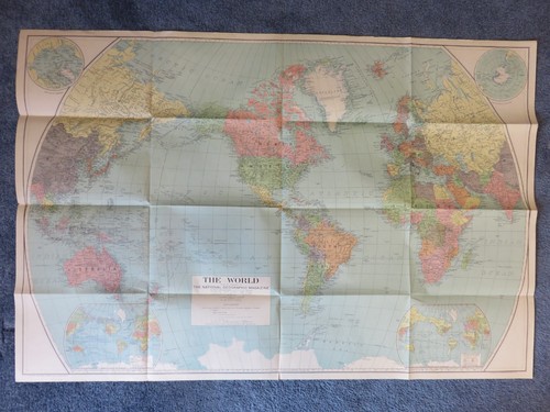 1932 Map of The World | eBay