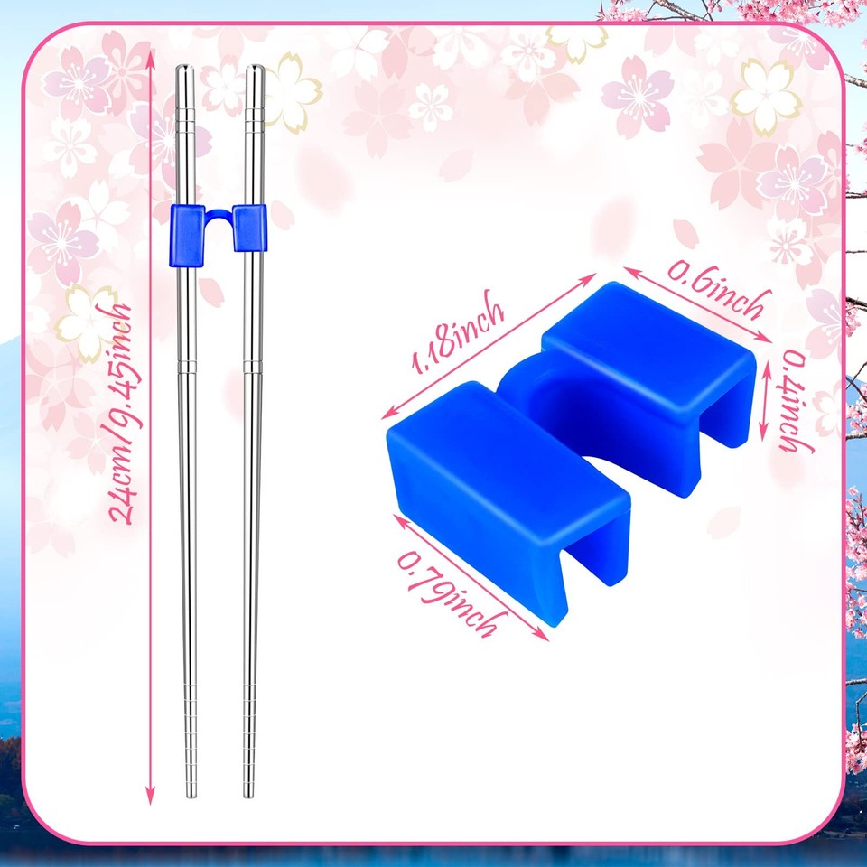 5 Pairs Reusable Chopstick Helpers Non Slippery Training Chopsticks For ...