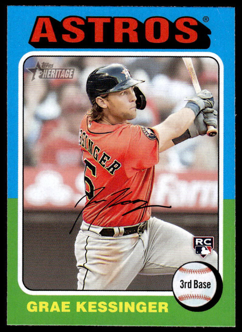 2024 Topps Heritage Grae Kessinger Rookie #291 Houston Astros | eBay