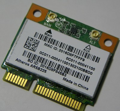 New Atheros AR5B225 B/G/N WLAN Bluetooth 4.0 PCIe Half OEM Asus 0C011 ...