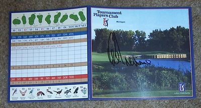 Lee Trevino signed Tournament Players Club of Michigan scorecard | eBay
