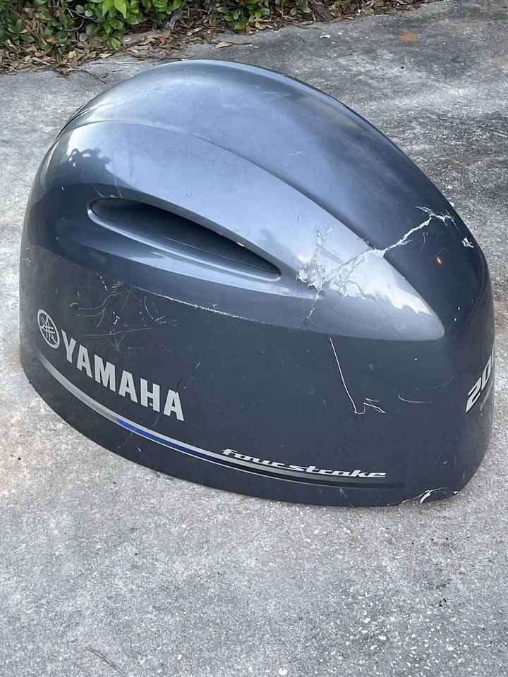 Yamaha Boat Outboard Motor Engine Cowling 200 HP Fourstroke - Cracks | eBay