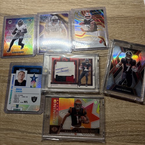 7 NFL Cards Lot, CASE HITS, AUTOS And LOW NUMBERED CARDS, 6/7 CARDS ARE ...