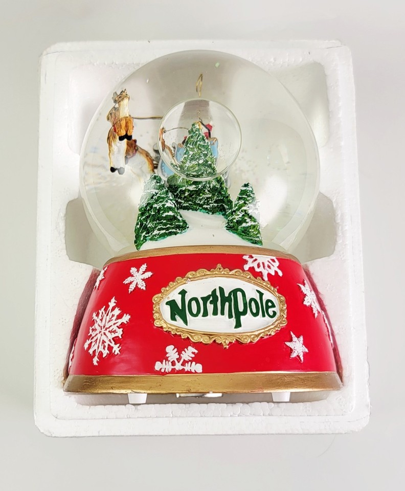 Depart56 snowglobe Santas's on his way, Animated, Plays Santa's on his ...