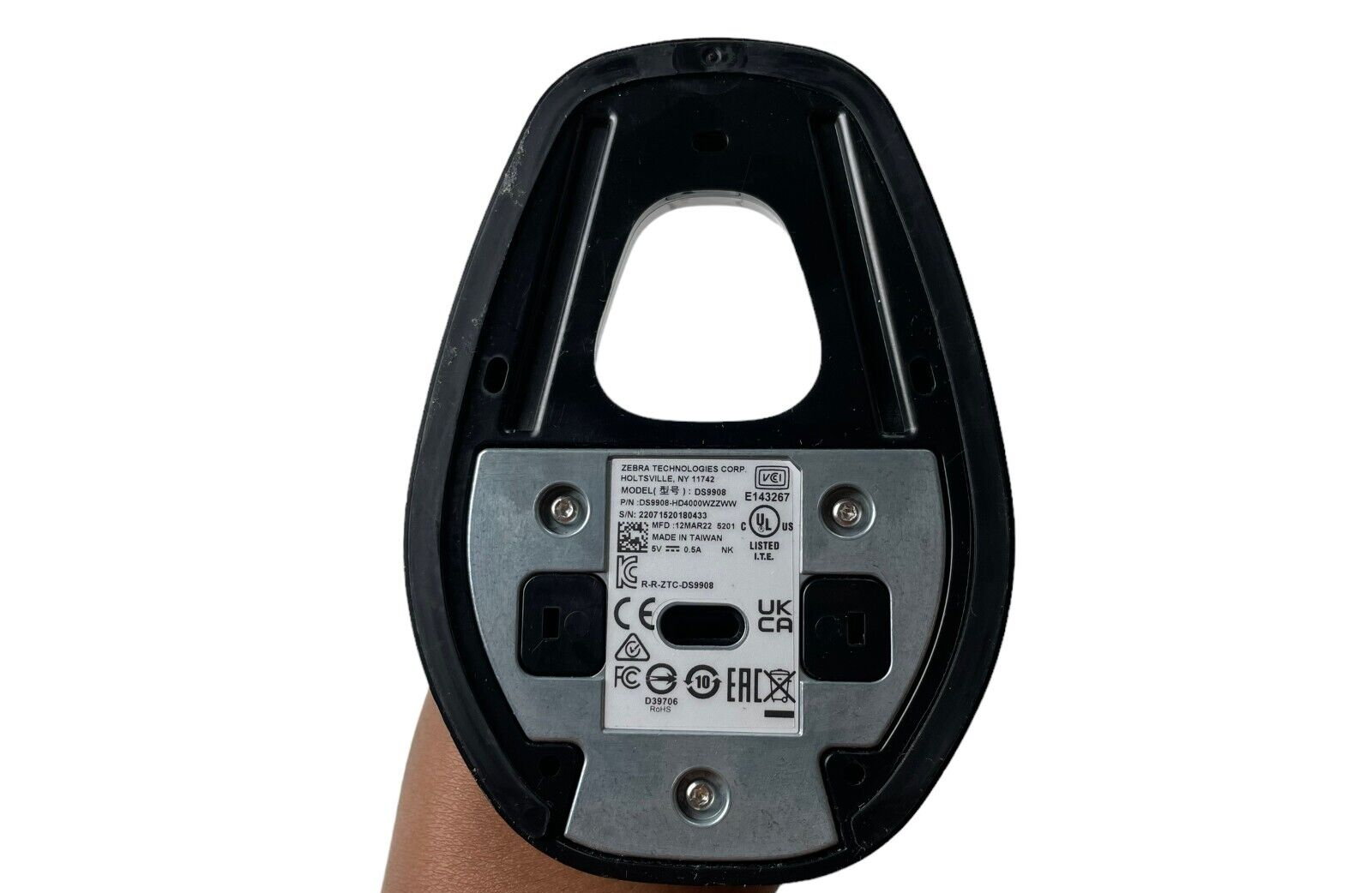 Zebra DS9908 DS9908-HD4000WZZWW Imager Hand Scanner no USB Cable SEE ...