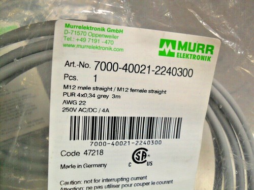 MURR 7000-40021-2240300 Factory Bag Sealed | eBay