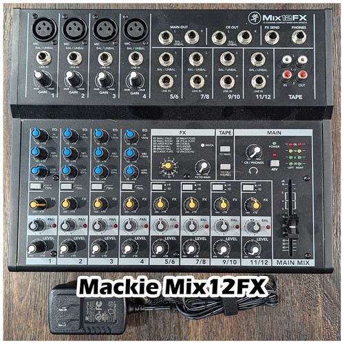 Mackie Mix12FX 12-Channel Compact Mixer with Effects, Used In Perfect ...