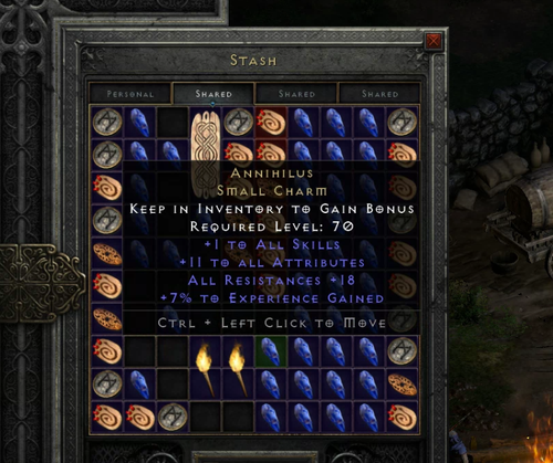 Diablo 2 D2R - Anni Charm (Annihilus) - PC Xbox Non Ladder Softcore | eBay