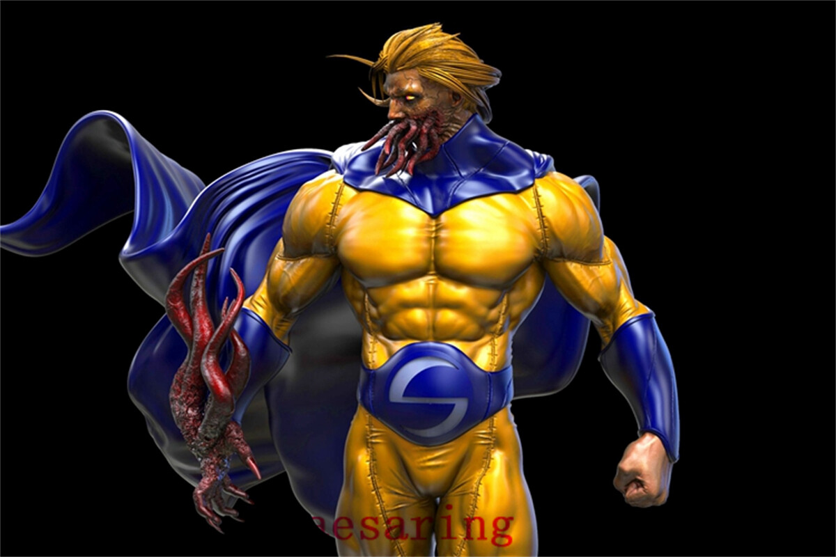 Sentry With Four Head Marvel 3D Printing Figure Unpainted Model GK ...