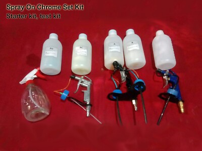 Spray on Chrome KIT high Concentrate Solution. | eBay