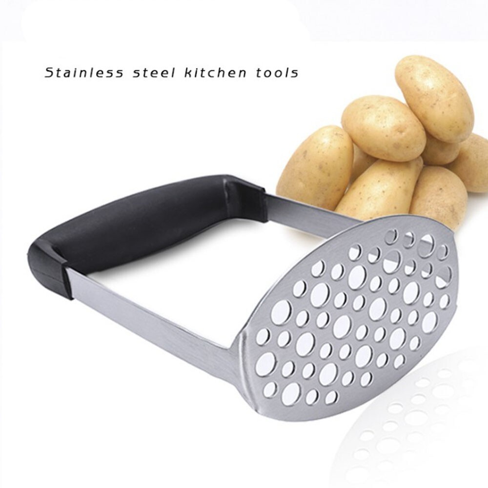 Crusher Potato Masher Long Head Hole Multifunction Stainless Steel ...