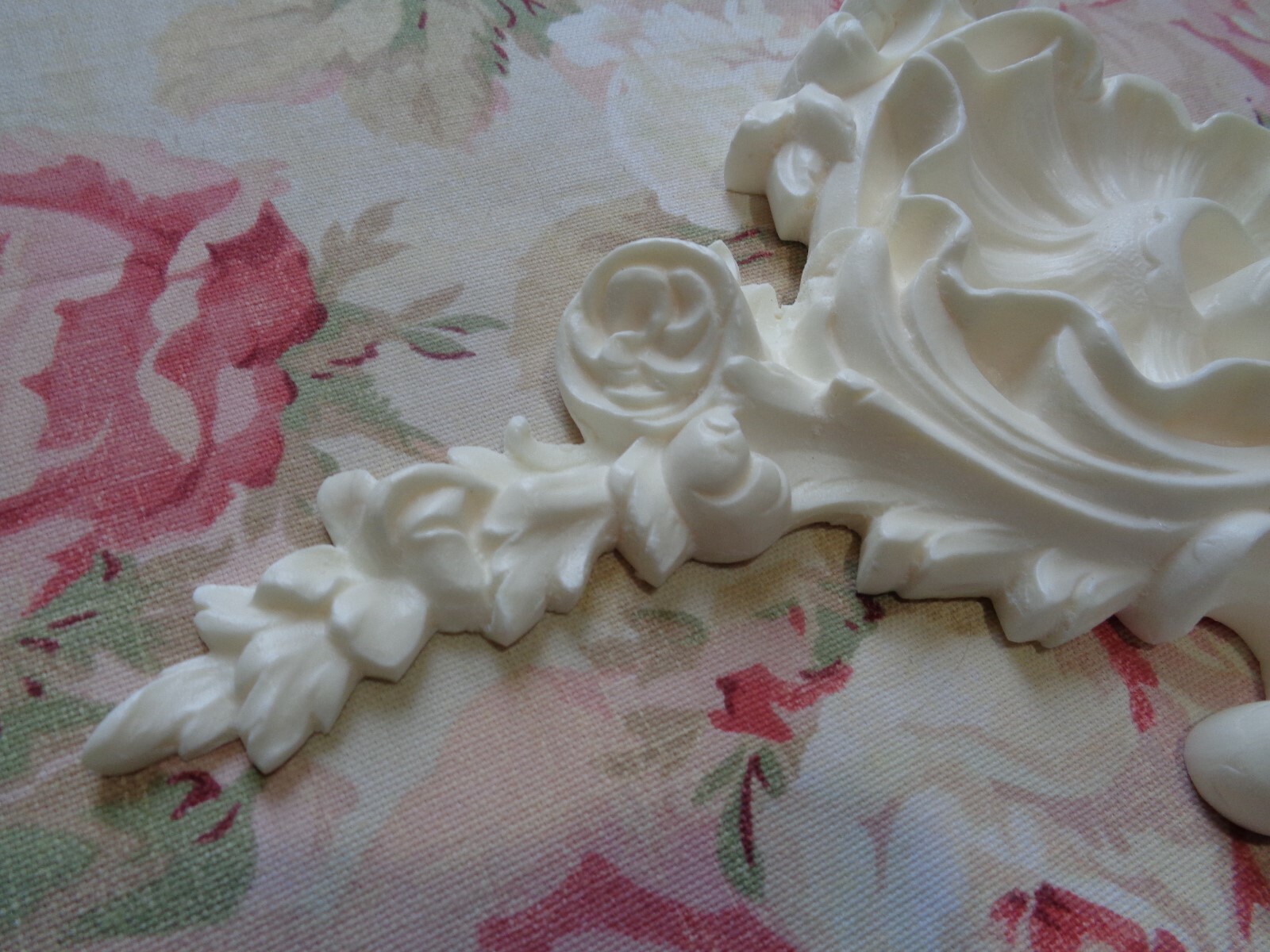 New! Gorgeous! ROCOCO & ROSE Pediment Furniture Applique Architectural ...