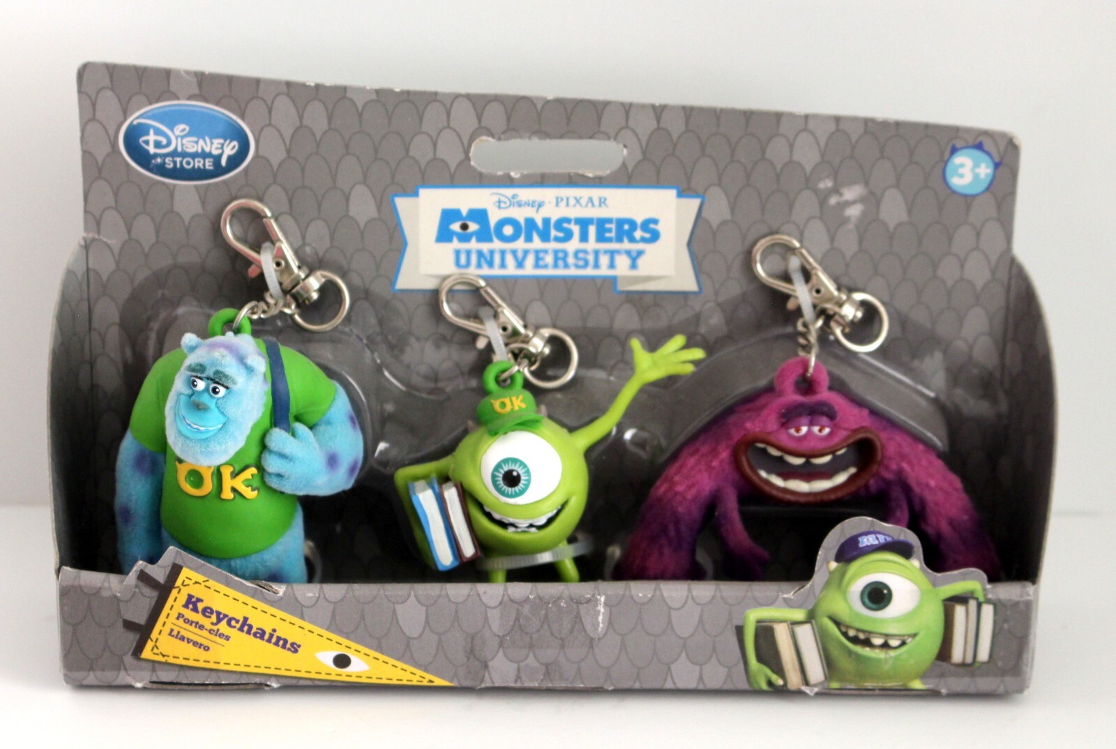 2013 Disney/Pixar Monsters University Keychains -Sulley, Mike & Art ...