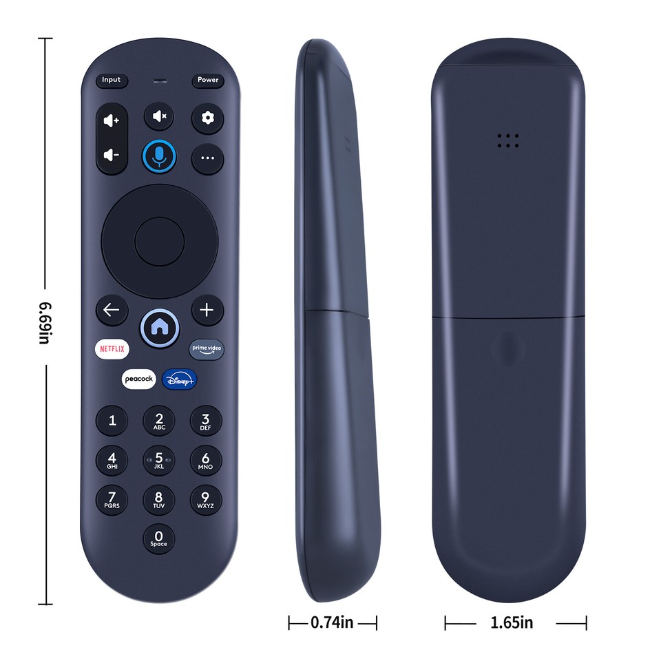 Voice Remote Control For Element XUMO 43 50 55 65 4K UHD HDR TV Stream ...