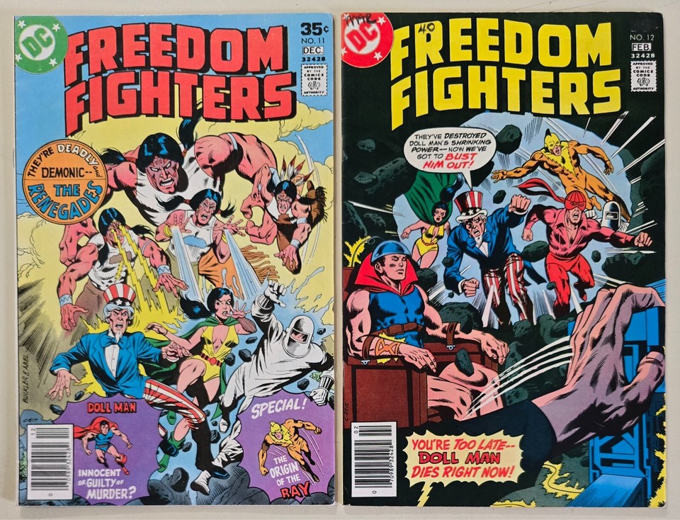 DC Comics Freedom Fighters #1-15 Bronze Age Complete Series 1976 | eBay