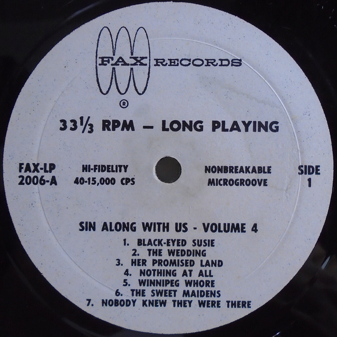 ADAM STAG PARTY RECORD 9 – FEAT. WILD PARTY SONGS US LP SEXY CHEESECAKE ...