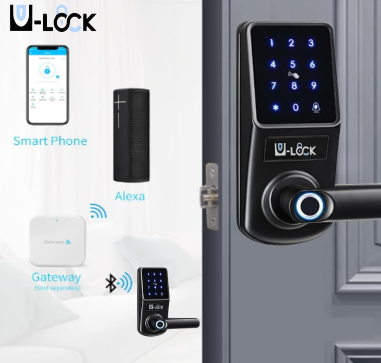 Keyless World's First Built-in WiFi Smart Lock with Fingerprint ID ...
