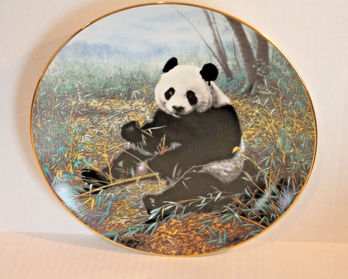 1991 W L George Collector's Plate "Chinese Treasure" Panda by Charles ...