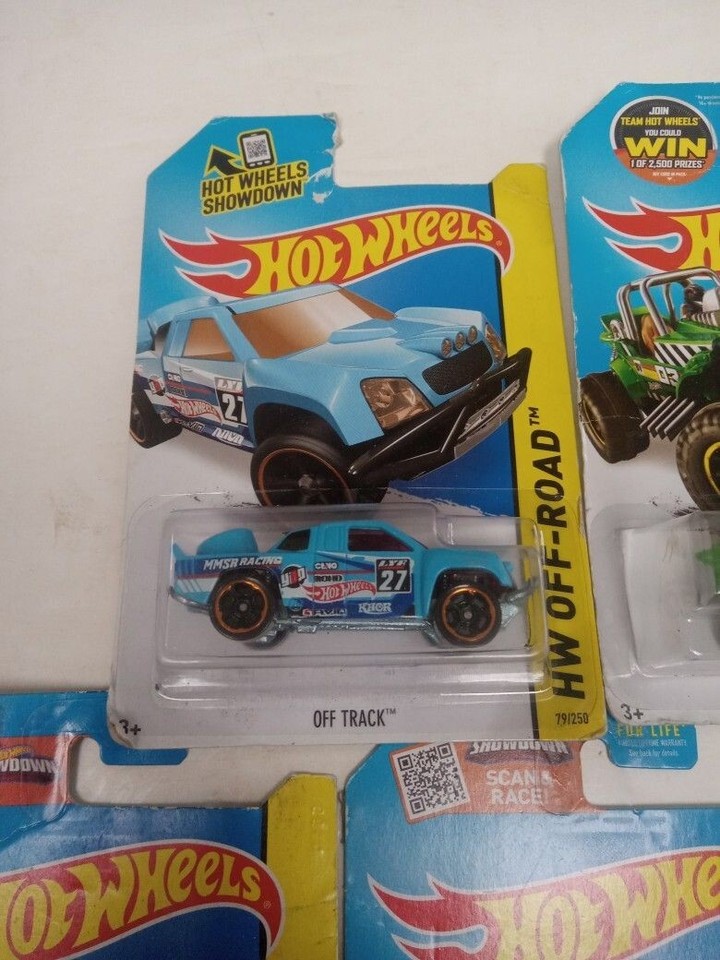 Lot Of 5 New Boxed 2015 Hot Wheels HW OFF-ROAD Vehicles | eBay