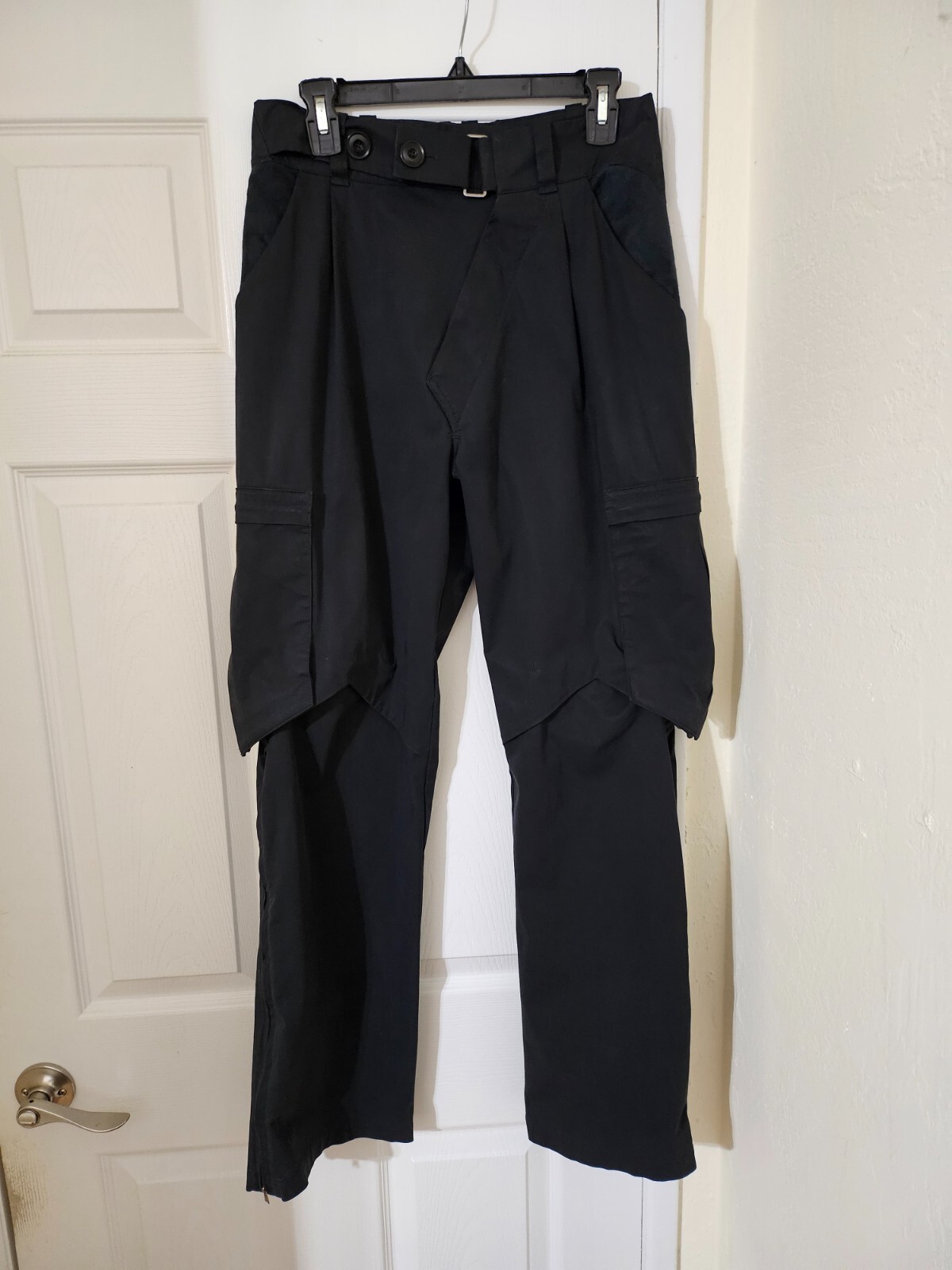 Kiko Kostadinov 00092020 Bindra Cargo Black Trouser C… - Gem