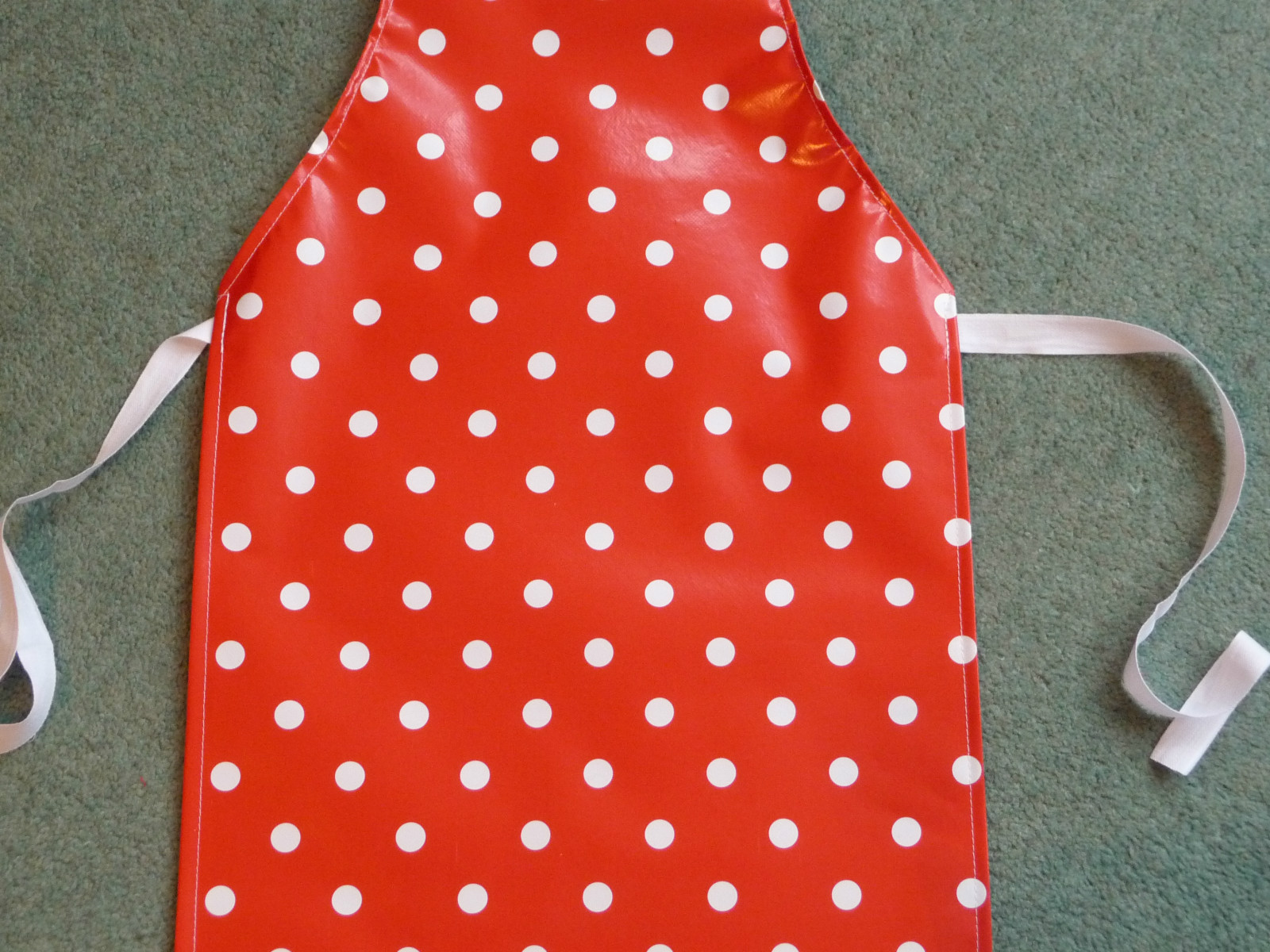 POLKA DOT PVC APRONS IN 4 SIZES | eBay