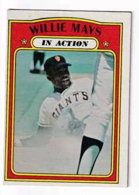 Willie Mays 1972 Topps In Action Baseball Card #50 B | eBay