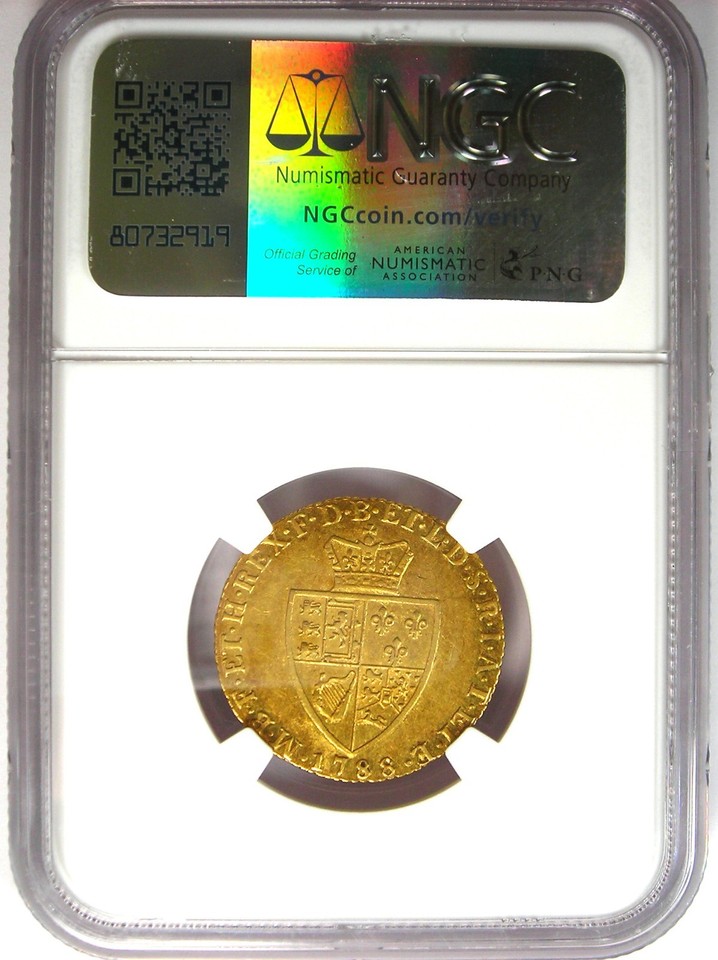 1788 Britain England George III Gold Guinea Coin 1G - Certified NGC ...