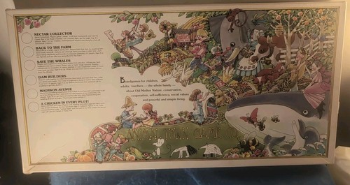 Vtg Animal Town Save the Whales Board Game Waldorf Toy Hearth Song ...
