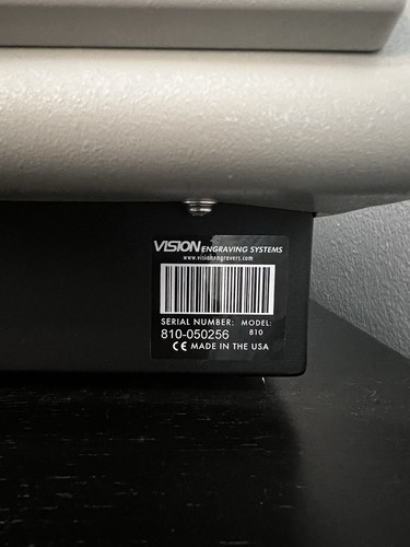 Vision Engraver 810 Series Purchased In 2020 | eBay