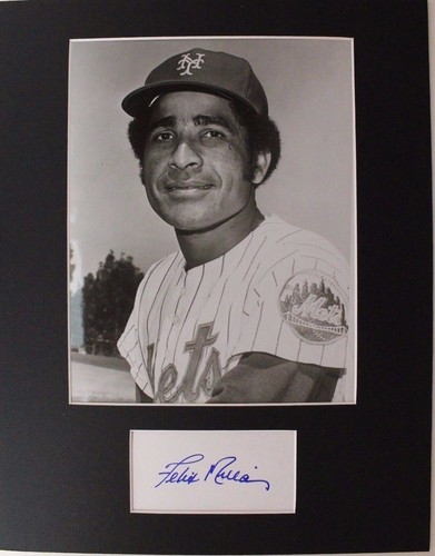 FELIX MILLAN 1956-62 New York Mets Autograph & 8x10 Photo Matted 16G | eBay