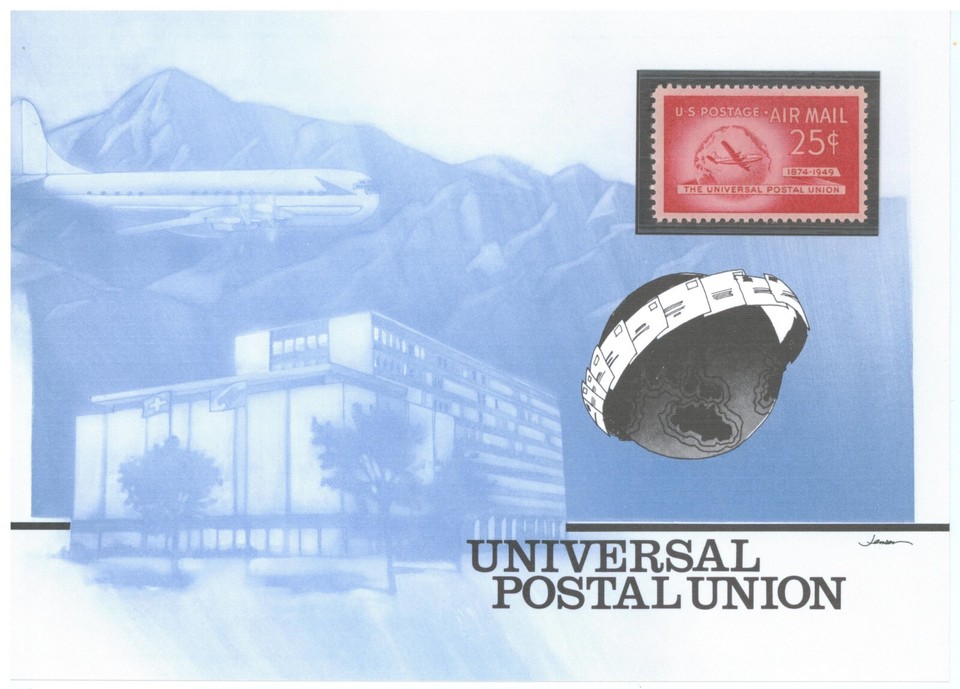 America's 50 Year Air Mail Stamp Collection 1934 To 1983 with COA ...