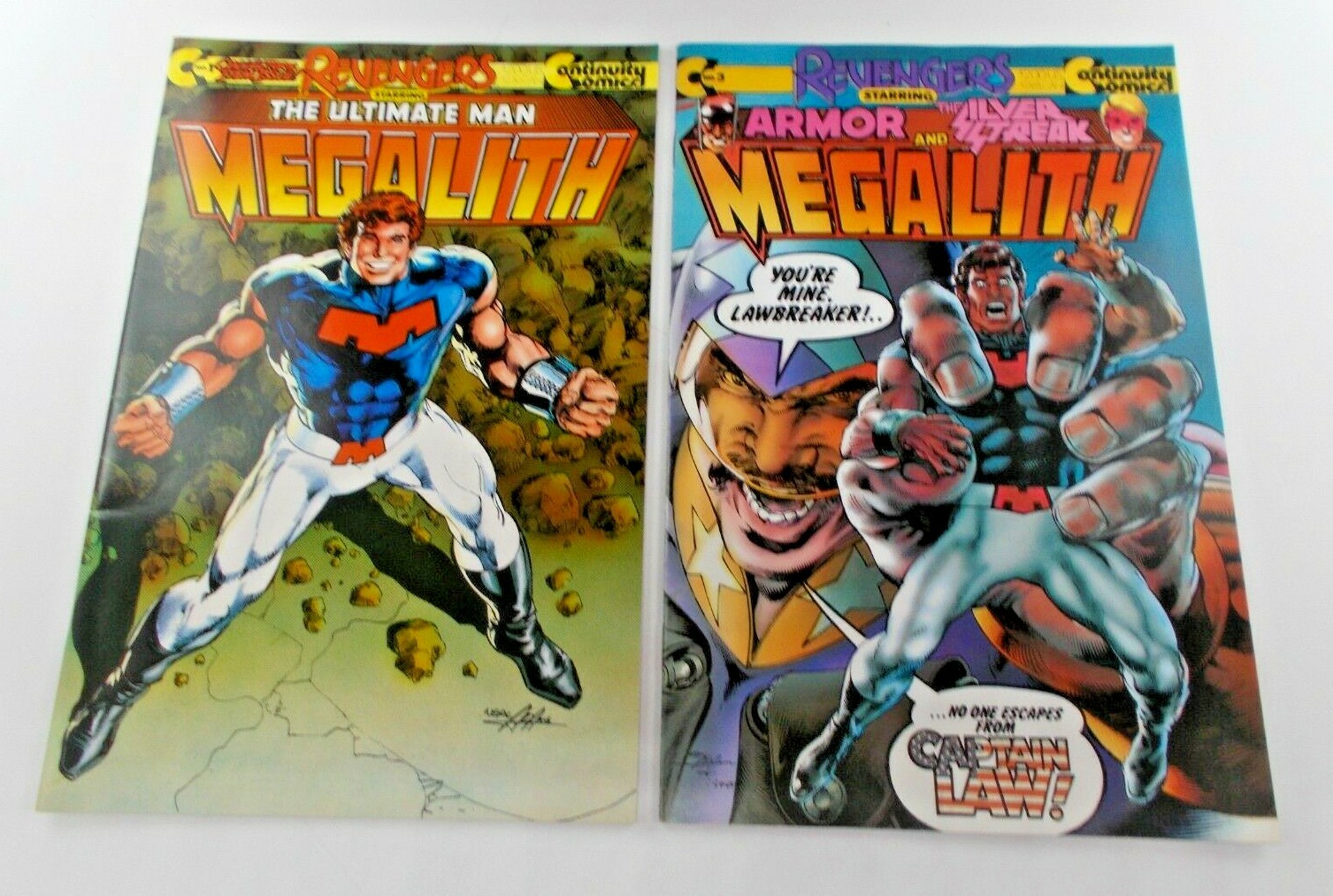 Continuity Comics 7 Issue Lot Neal Adams Megalith Toy Boy Revengers ...