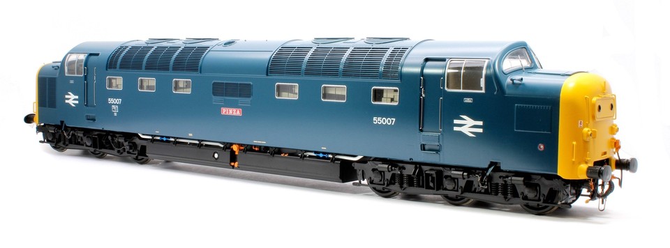 Heljan O Gauge Class 55 Deltic BR Blue 55007 'Pinza' Diesel Locomotive ...