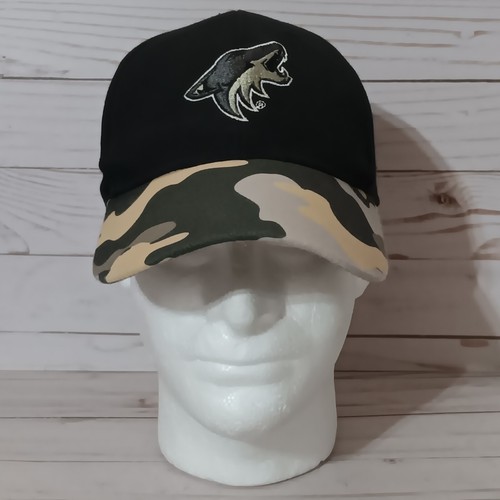 Arizona Coyotes Hat Cap Snapback Black Green Camouflage Embroidered NHL ...