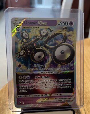Unown VStar 066/195 Ultra Rare Pokemon Silver Tempest | eBay