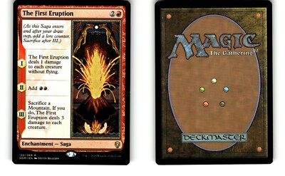 MTG Dominaria Card The First Eruption DOM 122/269 R | eBay