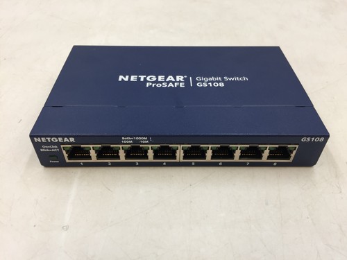 NetGear GS108 ProSafe 8-port Gigabit Switch v4 UNIT ONLY FREE S/H | eBay
