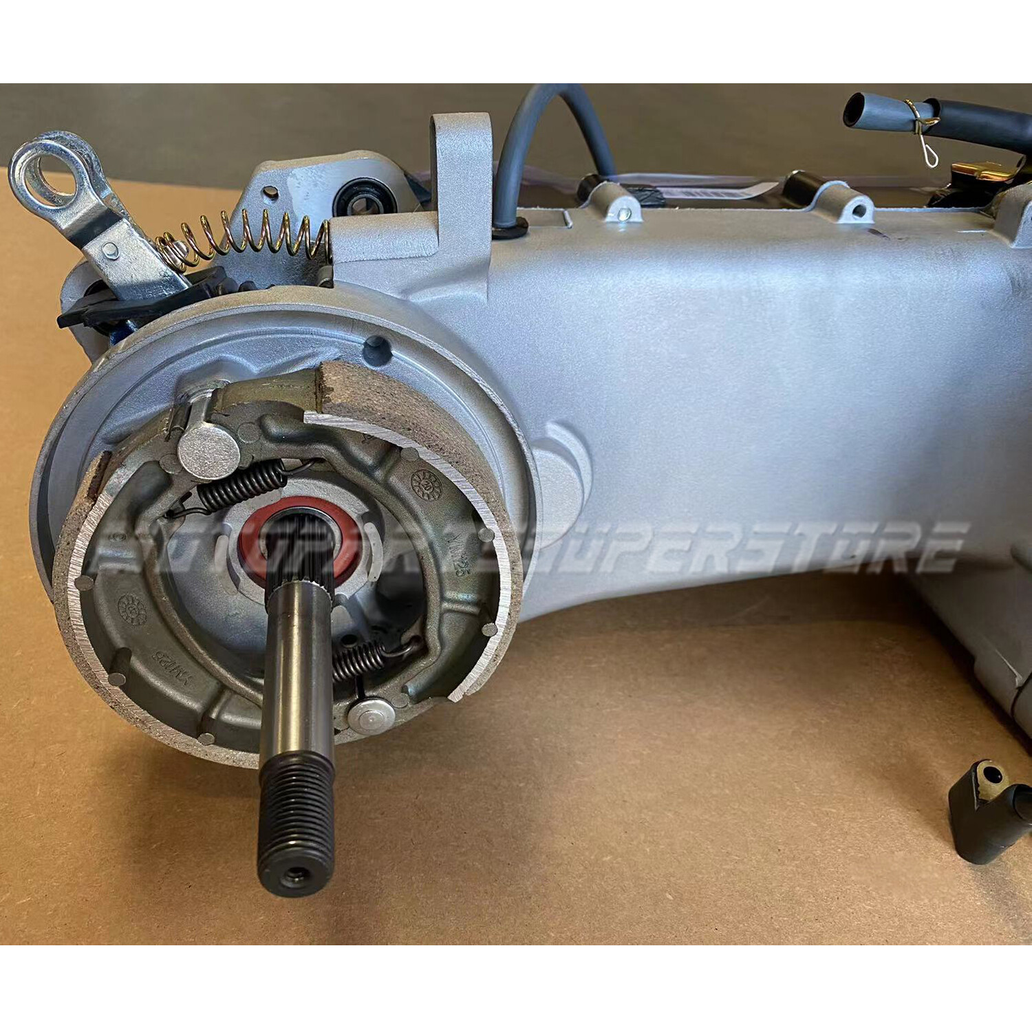 150cc Engine Motor GY6 Moped Scooter 150 CVT Auto Clutch Long Case ...
