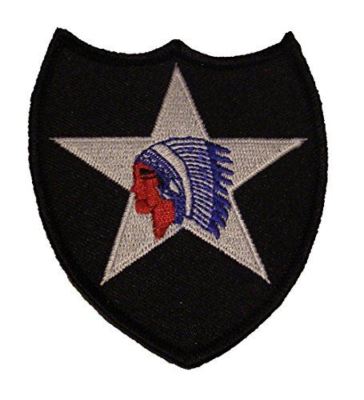 US ARMY SECOND 2ND INFANTRY DIVISION ID PATCH INDIAN HEAD SOLDIER ...