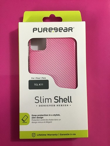 TCL K11 PINK Case PureGear Slim Shell Designer Series Drop Protection ...