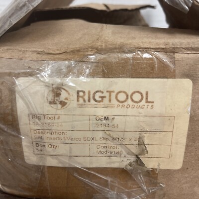2164-54 Set, Inserts F/ Varco SDXL Slip 4-1/2” X 4” | eBay