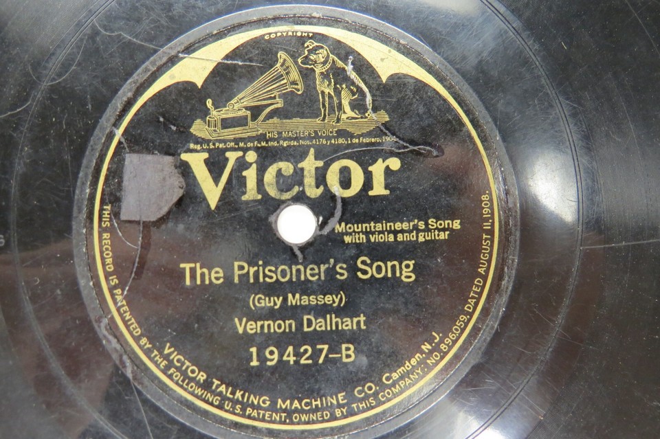 Vernon Dalhart - VICTOR 19427 - Wreck of the 'Old 97 & The Prisoner's ...