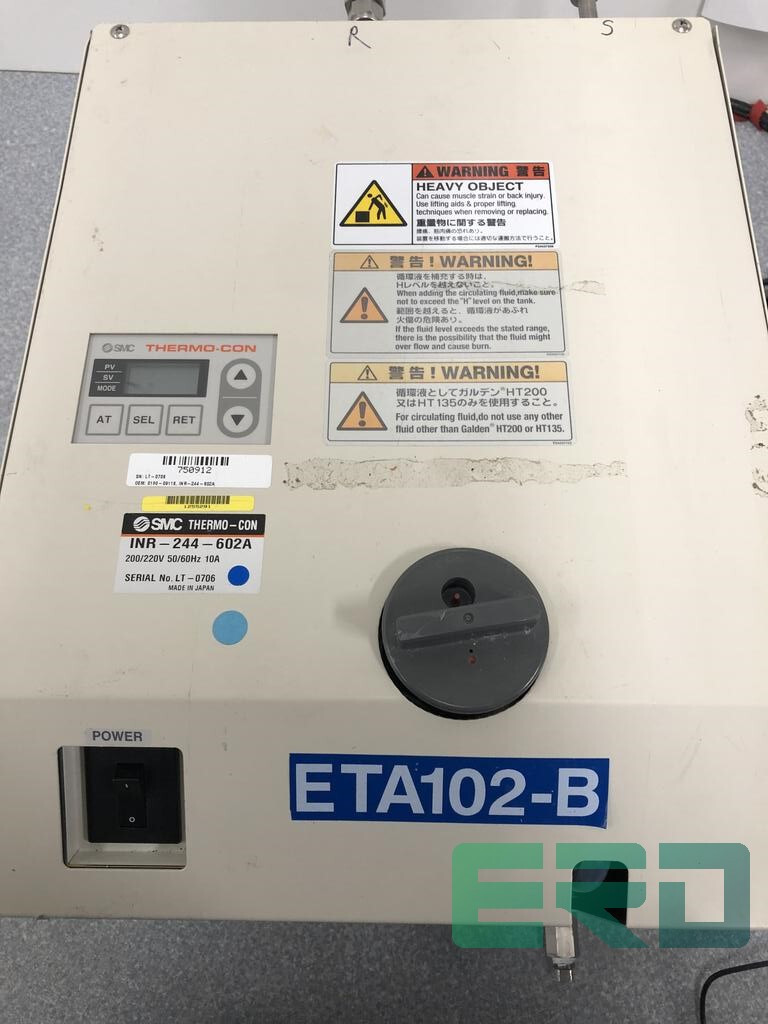 SMC INR-244-602A Chiller Heat Exchanger Module THERMO-CON AMAT Working ...