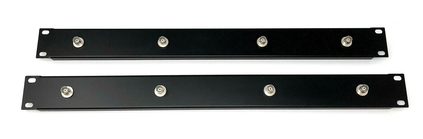 2 x Front Mount Antenna Rack Kits BNC to BNC compatible w/ Shure (Pair ...