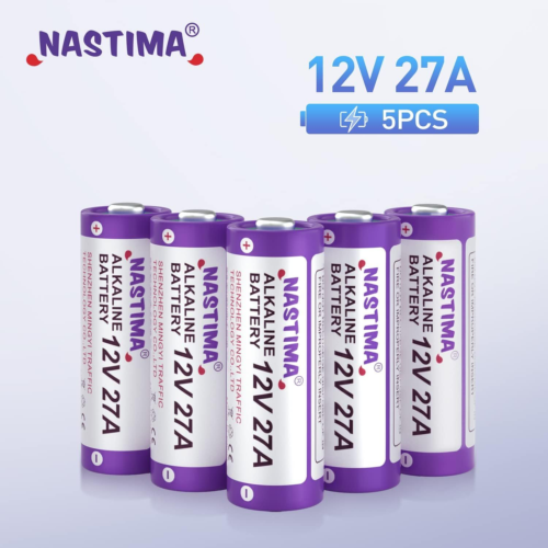 NASTIMA 12V 27A A27 Alkaline Battery, V27A LR27A MN27 L828 Battery ...