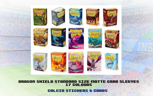 Dragon Shield Standard Size Matte Card Single Sleeves Colours NOT FULL ...