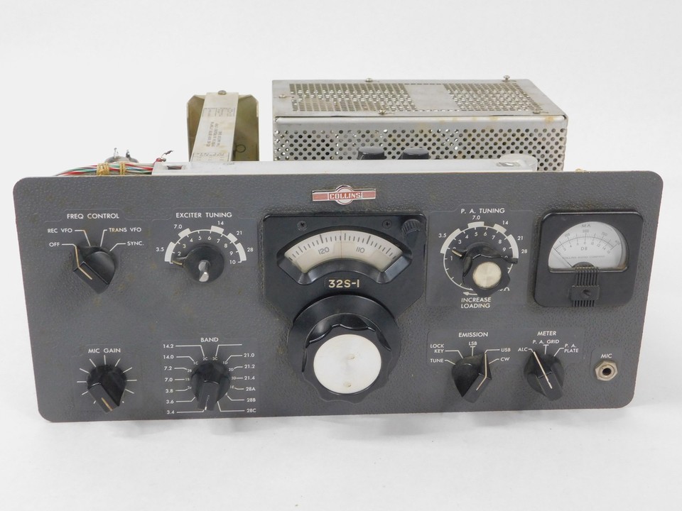 Collins 32S-1 WE Vintage Ham Radio Transmitter (for parts or repair) | eBay