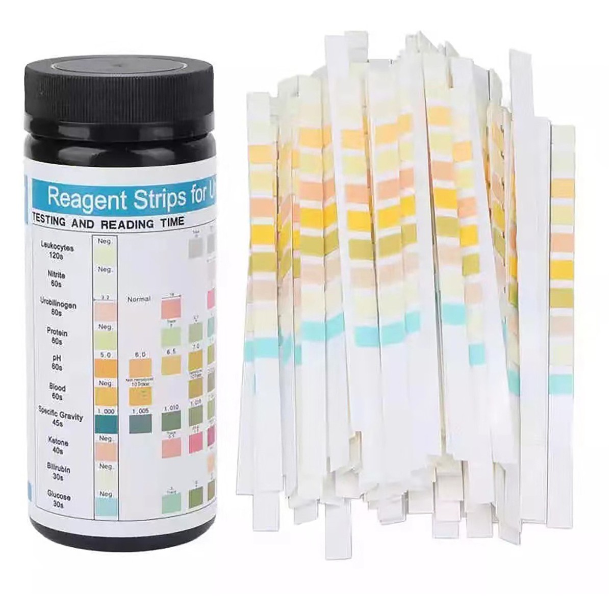 Urinalysis Result Sheet URS 10T 100strips Urinalysis Reagent Test