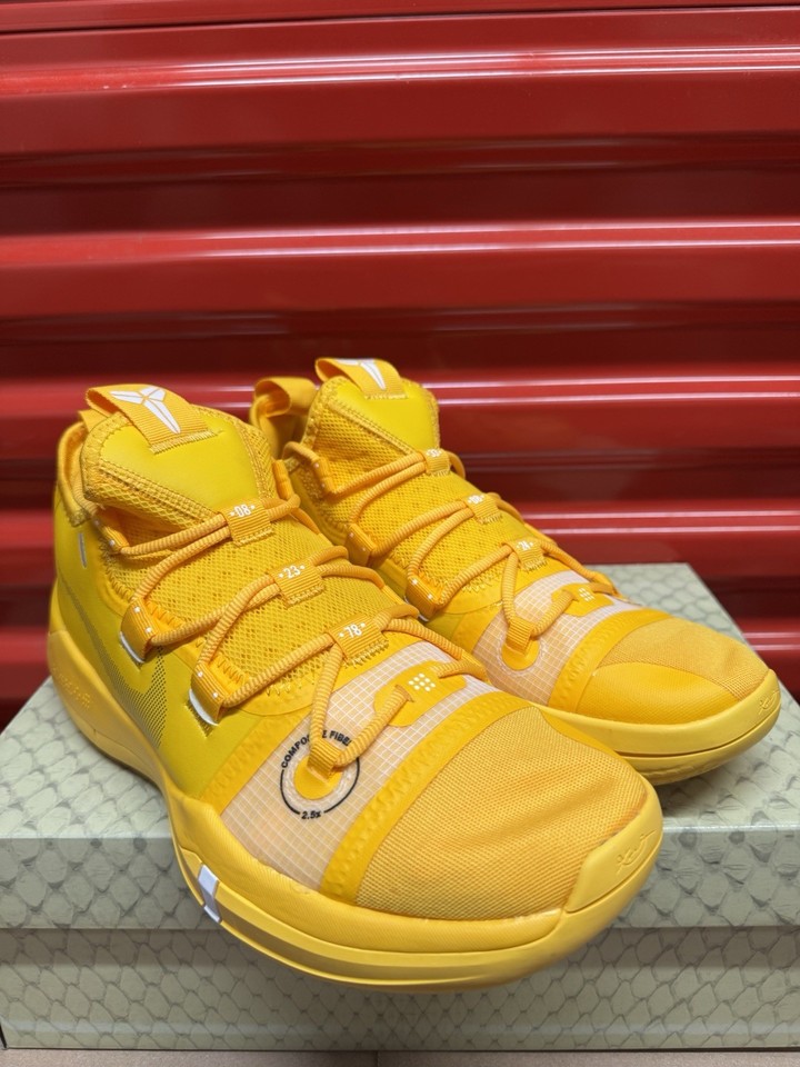 Men’s Size 8.5 - Nike Kobe AD TB Promo Exodus Yellow Basketball AT3874 ...