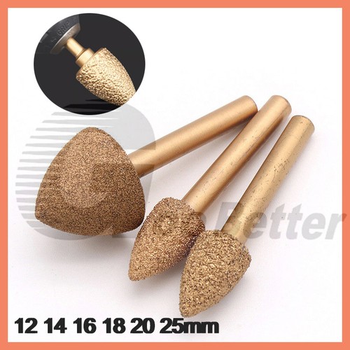 6mm Diamond Burr Rotary Tool Drill Bits Dremel Engraving Tiles Stone ...